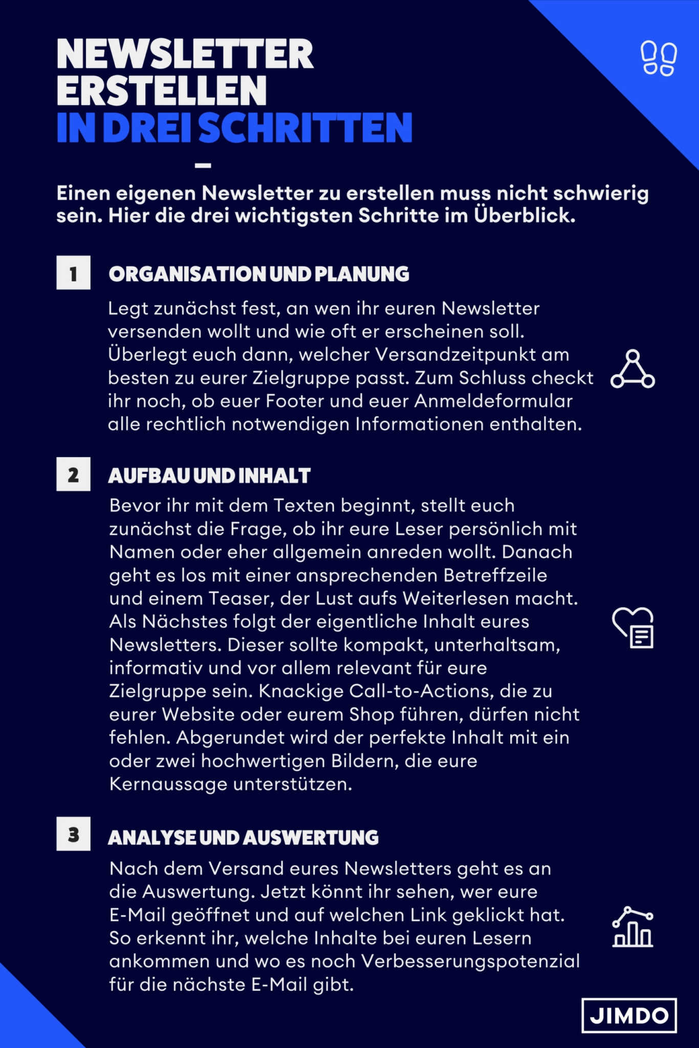 Newsletter erstellen in nur 3 Schritten – so einfach geht's