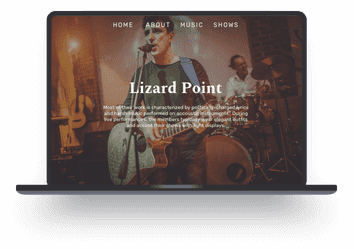 Crea tu página web de música con Jimdo