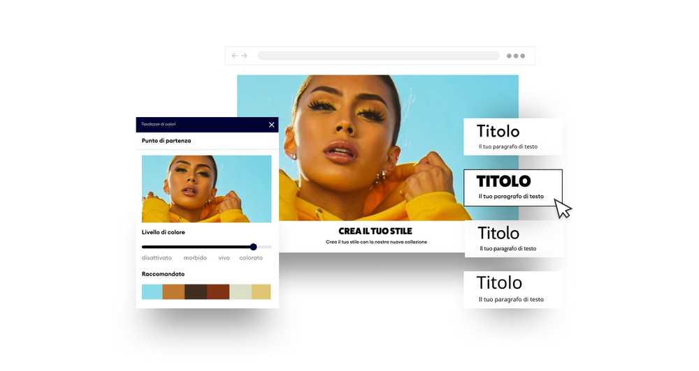 Crea un sito web in 5 passaggi | Jimdo