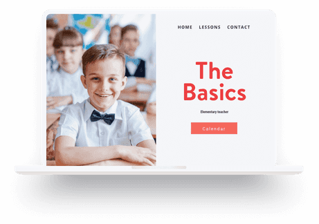 Create a Teacher Website - Examples & How-To | Jimdo