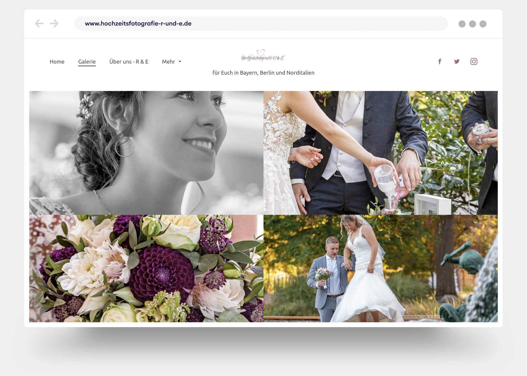 Ejemplo De Sitio Web Para Bodas: Nuestra Historia Estilos De